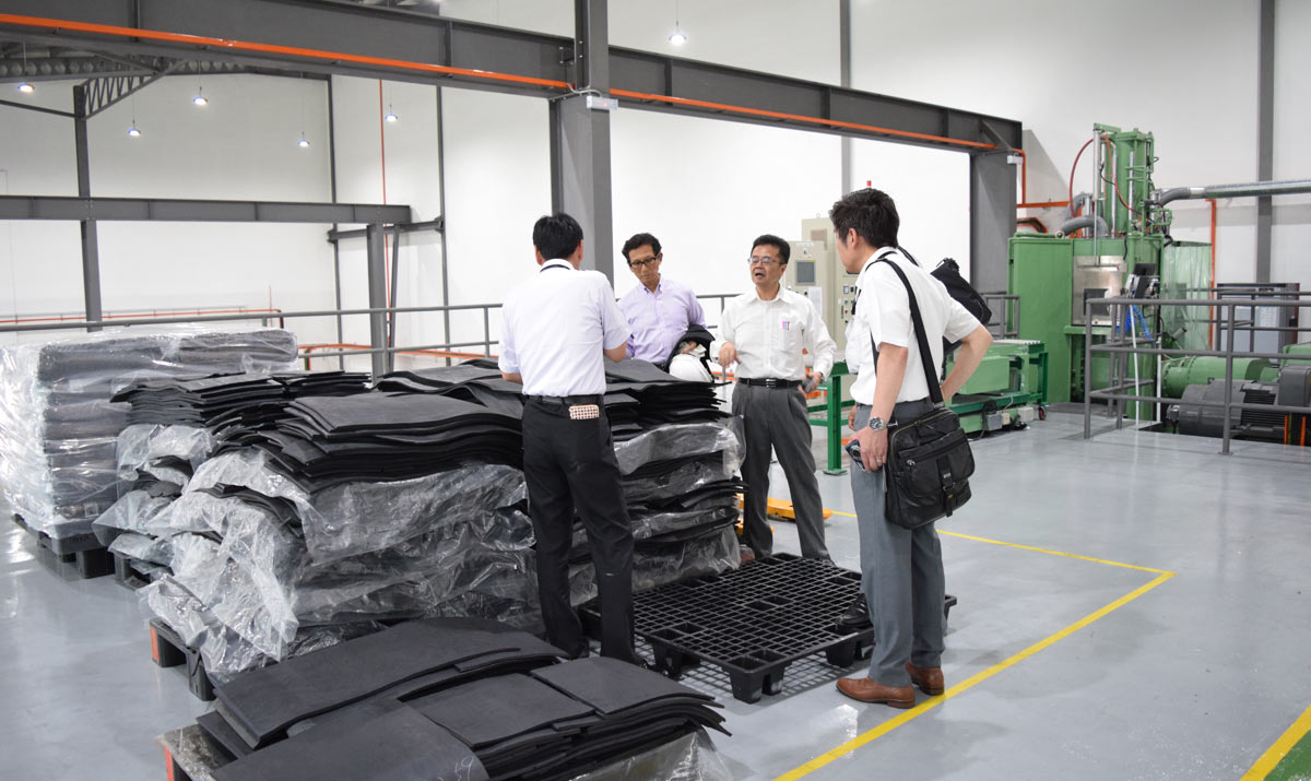 Festive opening ceremony of rubber mixing facility for Shibata ...