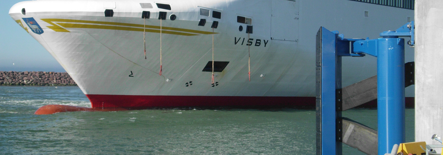 SFT Parallel Motion Fenders for Visby Ferry Terminal - ShibataFenderTeam